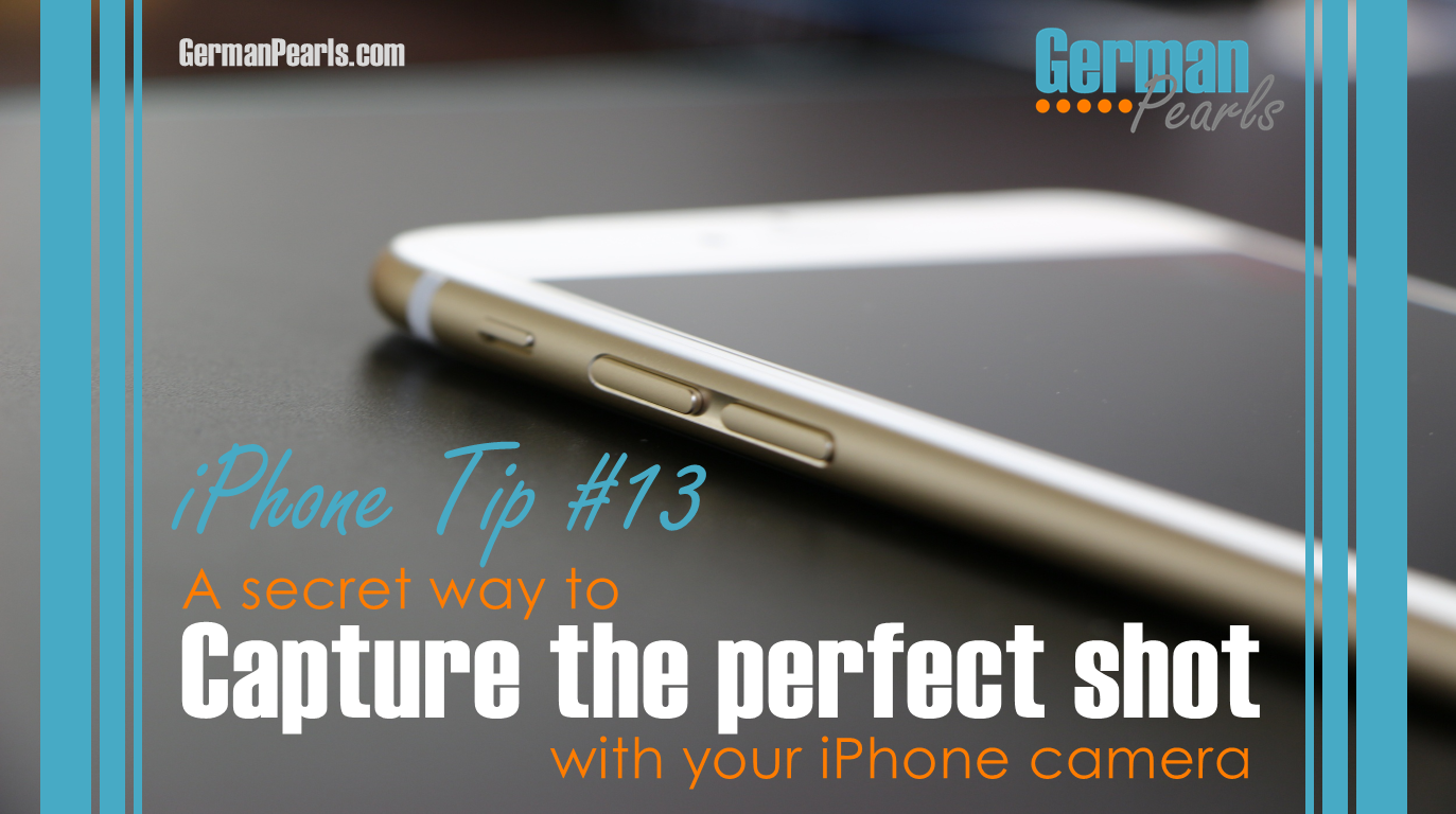 iPhone Tip #13 - Capture the Perfect Action Shot with your iPhone ...
