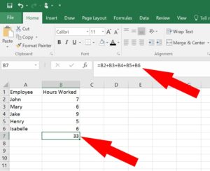 How to Add in Excel - German Pearls