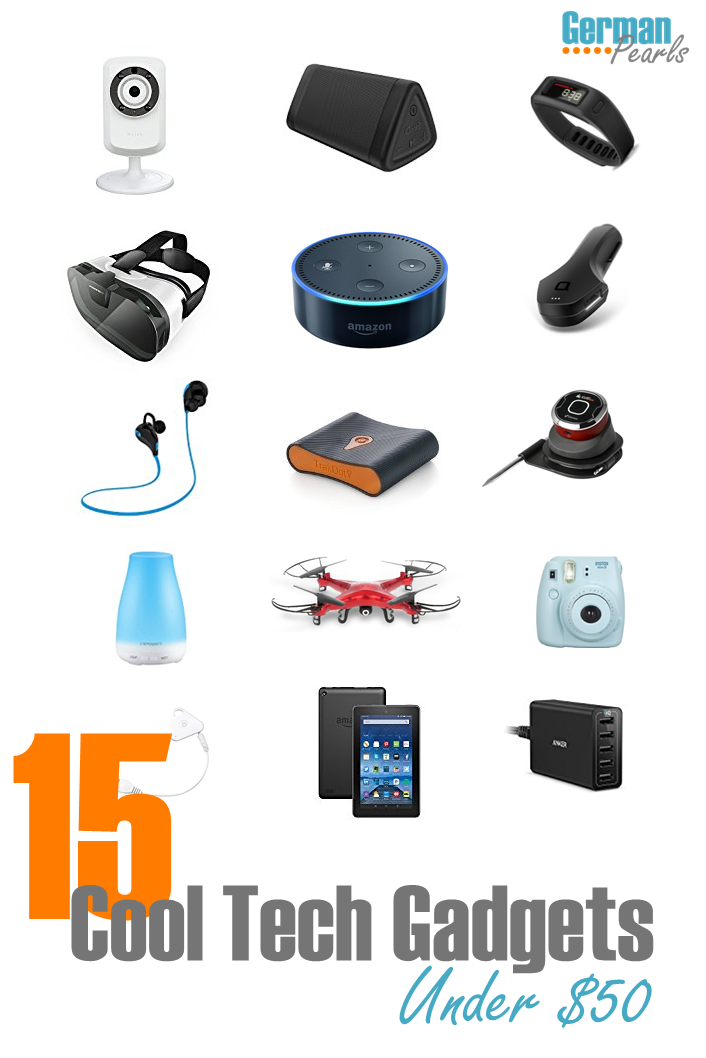 15 Cool Tech Gadgets Under $50 - German Pearls