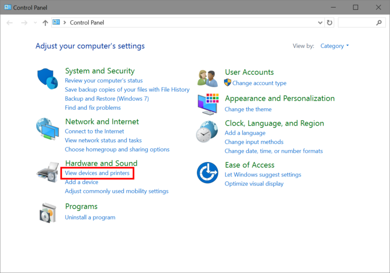 How to Share a Printer in Windows 10 to Create a Network Printer ...