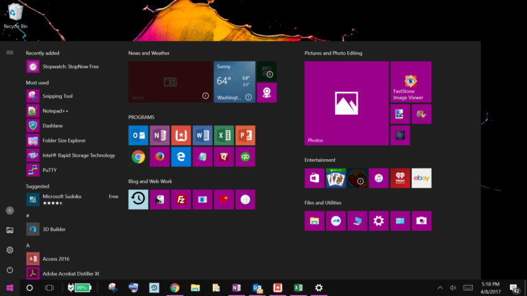 How to Customize Windows 10 Start Menu - German Pearls